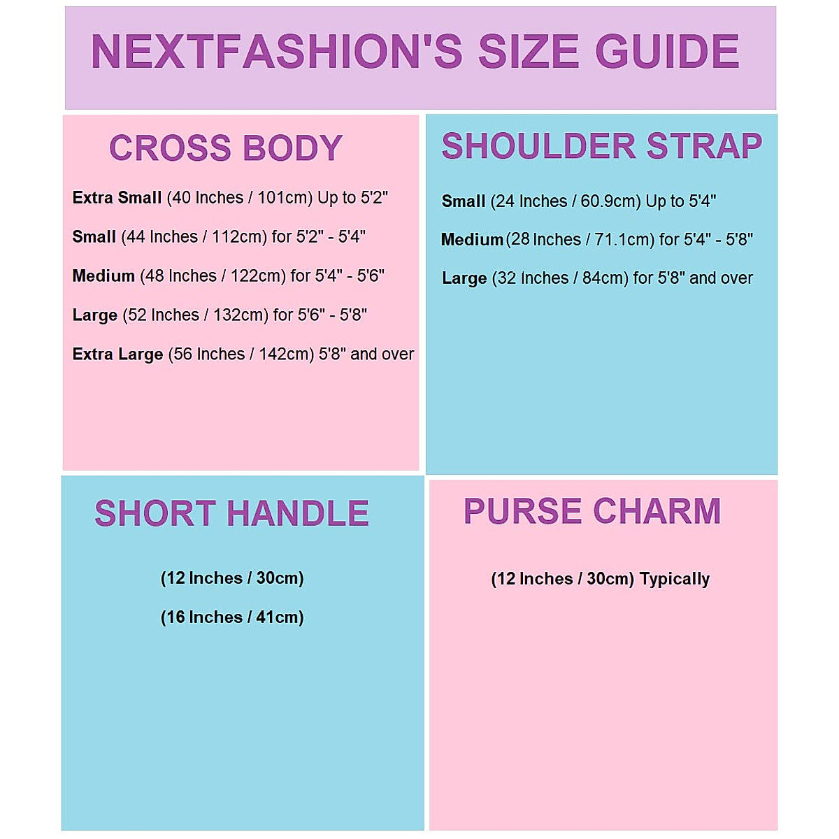 NEXT FASHION Box Purse Chain Crossbody Shoulder Strap (9mm) Replacement - (48" / 120cm)