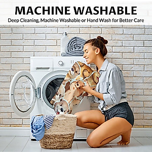 Otter Throw Blanket - Soft, Fuzzy & Warm - 40x50 Inches Small Blanket for Couch, Sofa - Yellow Cute Throw Gift for Girls, Boys