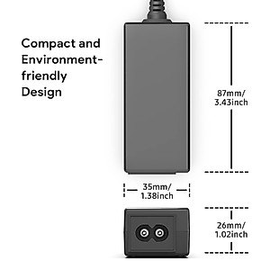 HKY 22V AC Adapter compatible with HP Printer 0957-2403 0957-2385 HP Deskjet 1010 1012 1510(not PSC 1510) 1512 1513 1514 1518 2515 2548 2540 2541 2542 2543 2544 2546 2546R 2548 2549 Power Supply Cord