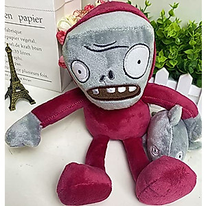 Suyudian 12" 1 PCS PVZ Plant and Zombies Plush Toys PVZ Figures 1 2 Stuffed Soft Doll Dolphin Rider Zombies New
