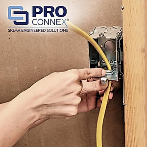 SIGMA ENGINEERED SOLUTIONS ProConnex C-500 Clamp Type Connector NM/SE 3/8" 100-Pack