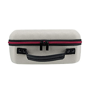 YipuVR Compatible with Anker Nebula Capsule 3 Laser Carrying Case, EVA Storage Bag for Nebula Anker Capsule 3 Laser 1080p Mini Projector 360° Protective Travel Box (Grey)