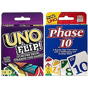 Unos Phase 10 And Uno Flip Two Pack