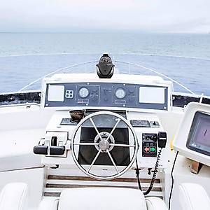 Boat Compass Dash Mount Flush - Boating Compass Dashboard Suction - Navigation Marine Compass Boats Surface Mount - Illuminated Dashboard Compass Ship - Electronic Sea Compass Suction Cup (Black)