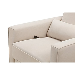DaVinci Piper Upholstered Recliner and Swivel Glider in Cream, Greenguard Gold & CertiPUR-US Certified
