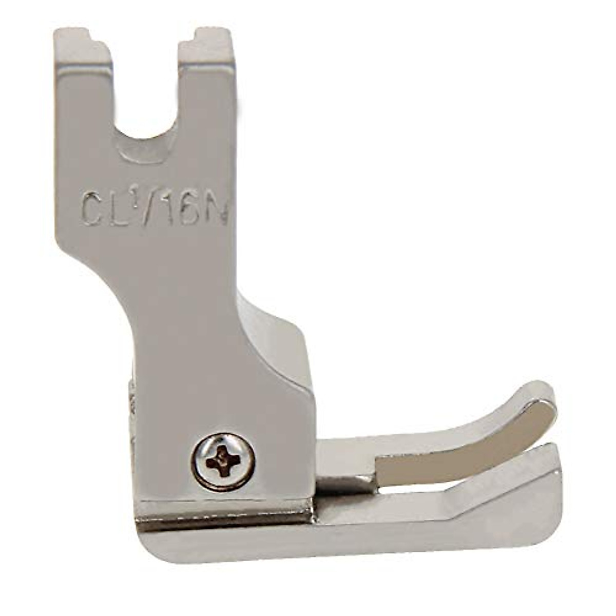 Othmro 1/16inch Industrial Sewing Machines CL Left Side Edge Guide Compensating Presser Foot Metal Presser Feet Sewing Presser Foot for Replacement Accessories Silver