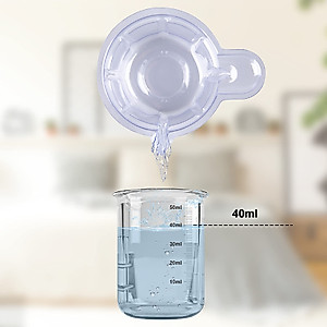 DAWUSONG 200 Pack Disposable Urine Cups, 40ml Plastic Urine Cups Urine Specimen Container Cups for Pregnancy Test, Ovulation Test, pH Test