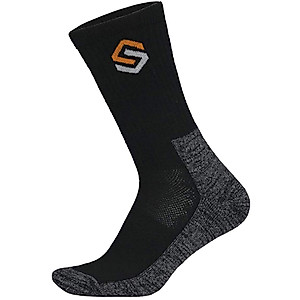 ScentLok Men's Everyday Socks (Black, Medium)