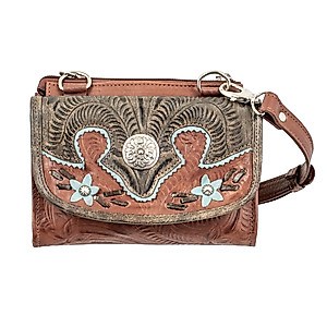 American West Desert Wildflower Small Crossbody Bag/Wallet