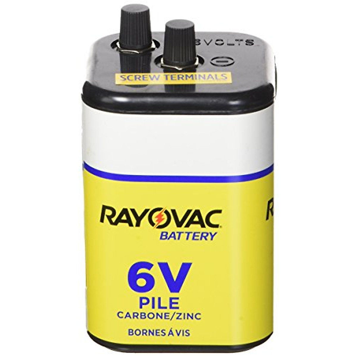 Rayovac 6V Battery 945R4C, Heavy Duty Lantern Battery, 1 Count