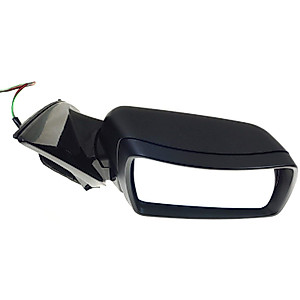 Kool Vue Driver & Passenger Side Power Heated Mirrors for BMW X5 2000-2006 Manual Fold Without Memory & Puddle Lamp Paintable 4-Door