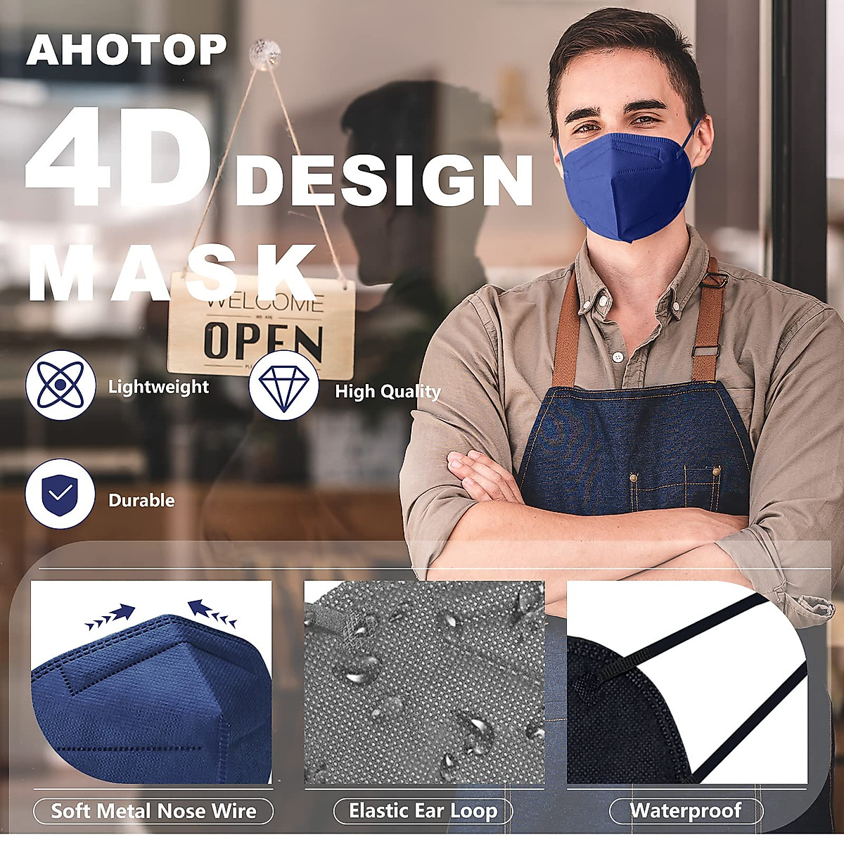 KN95 Face Masks, KN95 Mask, 25 Pack Individually Wrapped KN95 Face Masks, 5 layer Colorful KN95 Masks with Designs for Adults Women Men Teen Workout Outdoor