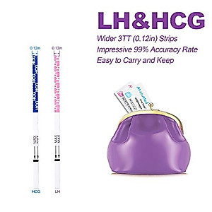 MomMed Ovulation Test Kit (HCG15-LH40), 15 Pregnancy & 40 Ovulation Test Strips with 55 Urine Cups Reliable & Quick Early Pregnancy Test