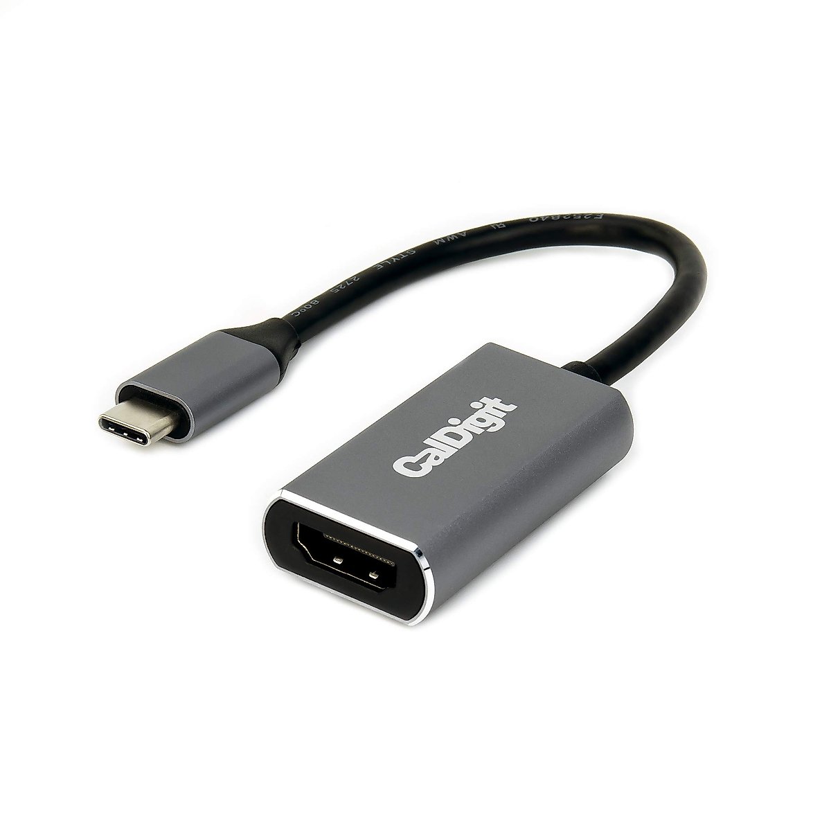 CalDigit USB-C to HDMI 2.0b Adapter - 4K 60Hz, High Refresh Support, HDR, Compatible with Thunderbolt 3/4/5, USB 3.1/USB4 for Apple MacBook Air, 2016+ MacBook Pro, iPhone 16/15 (USB-C to HDMI 2.0b)