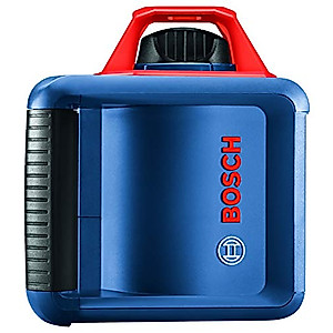 BOSCH REVOLVE900 GRL900-20HVK Exterior 1000ft Range Horizontal/Vertical Self-Leveling Cordless Rotary Laser Kit with Tripod, 8ft Grade Rod and Laser Receiver , Black