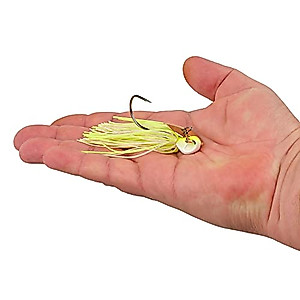 Berkley SlobberKnocker Fishing Jig, White Chartreuse, 1/2 oz
