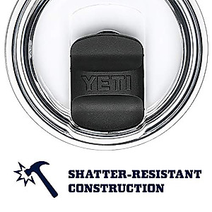 YETI Rambler 20 oz Tumbler, Stainless Steel, Vacuum Insulated with MagSlider Lid, Coral