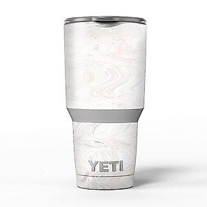 Design Skinz Slate Marble Surface V26 - Skin Decal Vinyl Wrap Kit Compatible with The Yeti Rambler Cooler Tumbler Cups