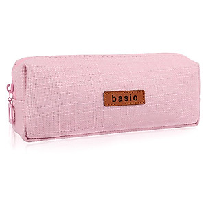iSuperb Cotton Linen Pencil Case Student Stationery Pouch Bag Office Storage Organizer Coin Pouch Cosmetic Bag