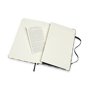 Moleskine Limited Collection Blend Textile Notebook, Hard Cover, Large (5" x 8.25") Ruled, Check, 240 Pages