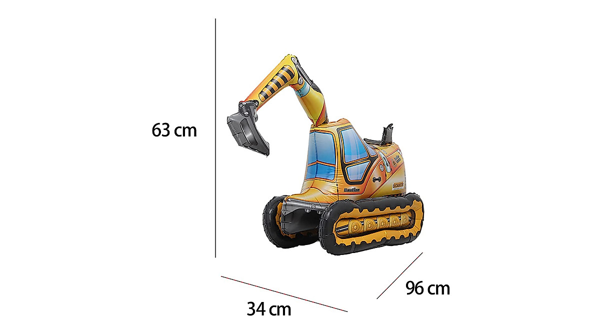 Self Standing 4D Digger Balloon for Kids' Parties
