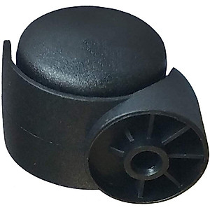 2 Inch Black Silent Stemless Caster, Furniture Casters, Replacement Swivel Chair Accessories, for Office Chair Casters, 5pcs, 150kg Capacity