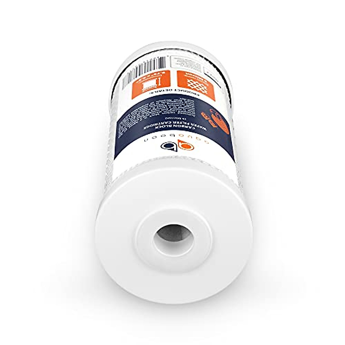 Aquaboon Universal Whole House 5 Micron 10 x 4.5 inch Cartridge | Coconut Shell Water Filter Cartridge | Activated Carbon Block CTO | Compatible with WFHDC8001, CB-10, EPM, EP 2-PACK