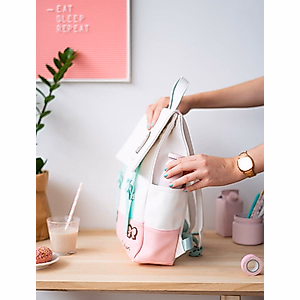 Official Pusheen Backpack, Kawaii Backpack - Bookbag, Travel Laptop Backpack, Girls Bag, Pusheen Gift - Pink Backpack