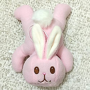 Toddmomy ser of 2 Lovely Plush Animal Baby Bottle Sleeve Baby Bottle Holder Feeding Bottle Cover Rabbit Baby Bottle