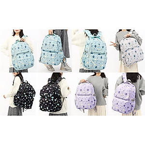 JiaYou Girls Women Backpack Junior Middle School Daypack High School University Laptop Bag(Purple Backpack,29 Liters)