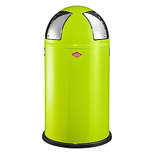 WESCO Push Two 175861-20 Double Push Bin & Metal Liner, 13.2 gal (50 L)