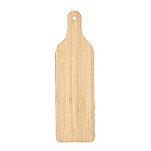 Restaurantware Nature Tek Bamboo Disposable Cheese/Charcuterie Board - 11 3/4" x 3 1/2" - 2 count box