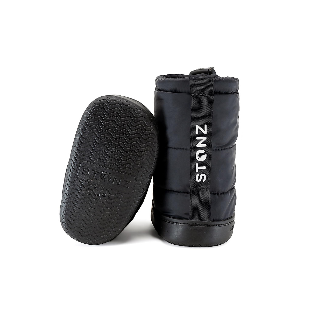 Stonz Toddler Booties - All-weather nylon booties for babies and Kids to fit over shoes and stay on, featuring a flexible sole for versatile use.