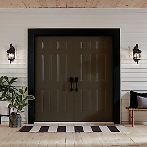 Kichler Tournai 18" 1 Light Outdoor Wall Light with Clear Seeded Glass in Londonderry