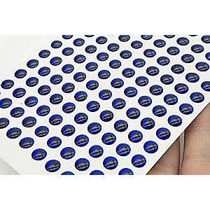 330pcs 7mm Blue 3D Holographic Fishing Lure Eyes 3D Lure Eye 3D Soft Eye 3D Holographic Lure Eye Fly Tying, Jigs, Crafts