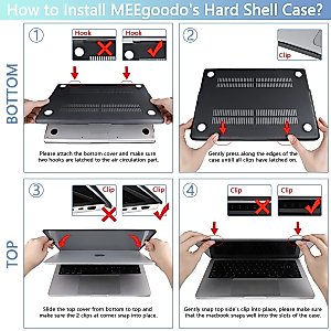 MEEgoodo Case for M3 MacBook Pro 16 inch Case 2023 2021 Released A2991 A2780 A2485 M2 M1 Pro/Max Chip, Laptop Hard Shell Case with Keyboard & Camera Cover Compatible with MacBook Pro, Clivia
