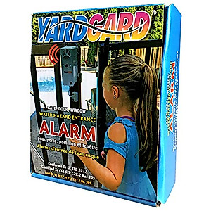 Yardgard Door and Window Pool Alarm, Child Safety UL 2017 Compliant Alarm for Pool Gates and Sliding Doors, Weatherproof, Wireless, Work as a UL Compliant Siren, ETL Certified, Easy to Install, White