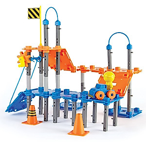 Learning Resources City Engineering and Design Building Set, Ages 5+,100 Pieces, Engineer STEM Toy, Construction Toys, Simple Machines Kids