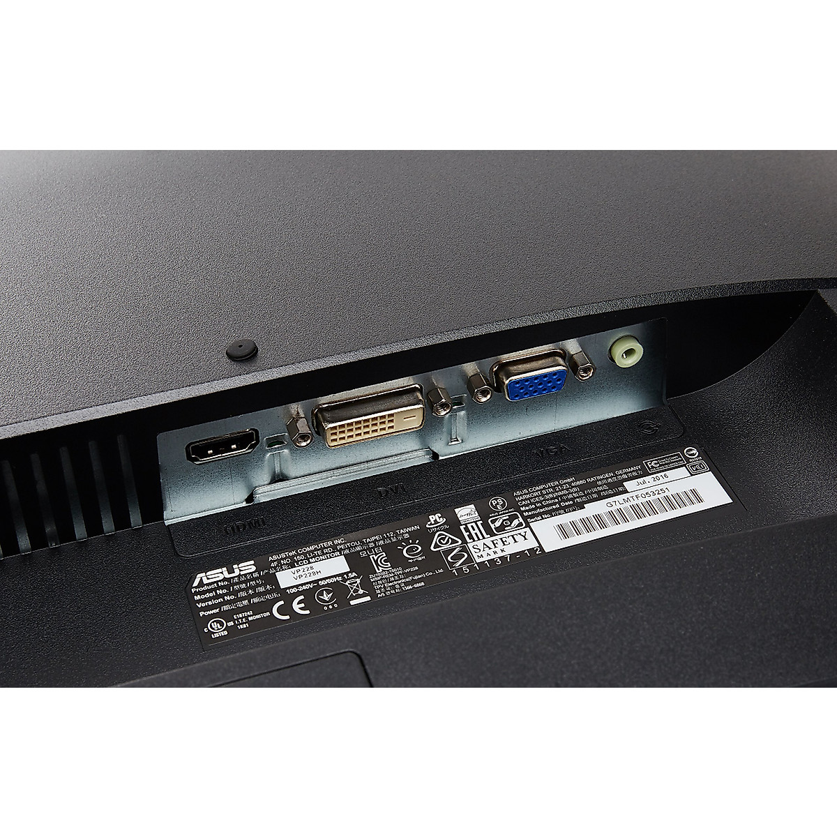 ASUS VP228H Gaming Monitor 21.5-inch FHD 1920x1080 1ms Low Blue Light Flicker-Free