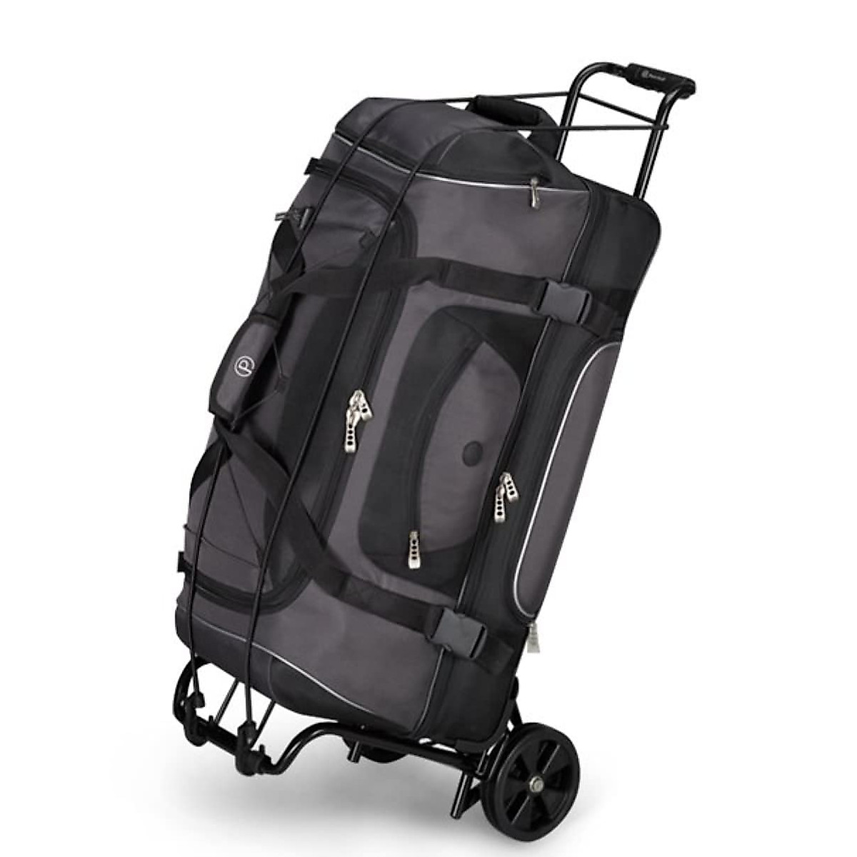 GoGo Travel Dolly Easy Storage Car Seat Dolly for Airport Lightweight Collapsible Dolly Black Handi Mover Cart, TD-30