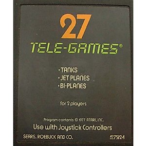 Tele-games 27 Tank-plus (Atari 2600)