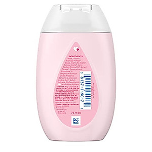 Johnson's Moisturizing Mild Pink Baby Lotion with Coconut Oil for Delicate Baby Skin, Paraben-, Phthalate- & Dye-Free, Hypoallergenic & Dermatologist-Tested, Baby Skin Care, 3.4 Fl. Oz