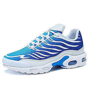 Socviis Men's Fashion Sneaker Air Running Shoes for Men Athletics Sport Trainer Tennis Basketball Shoes Blue 12