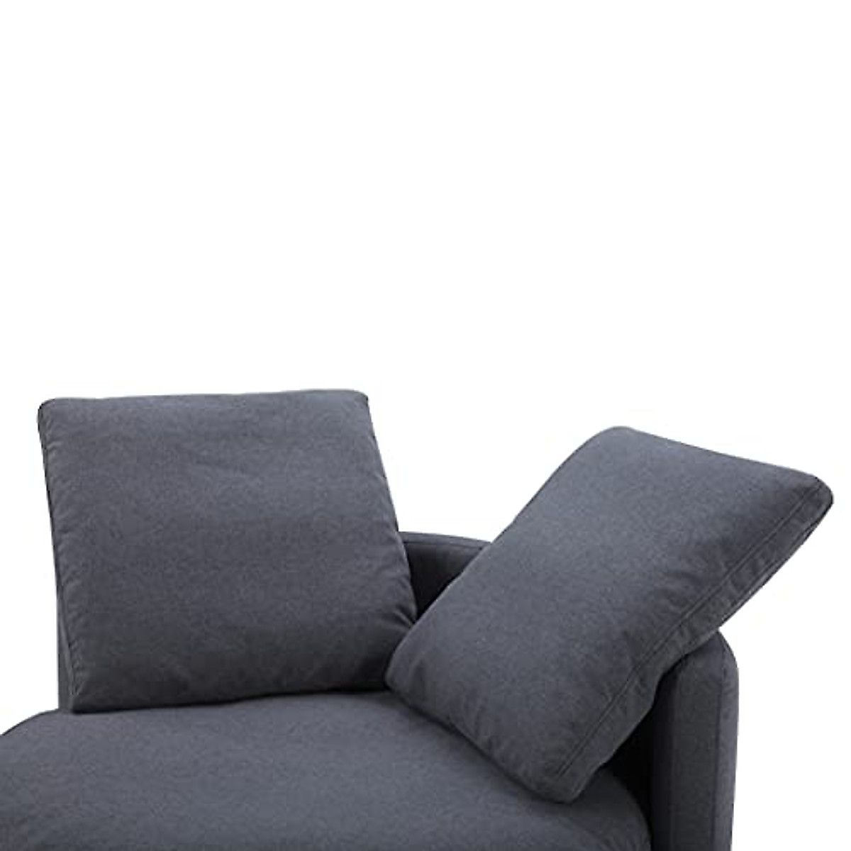 Amazon Brand – Stone & Beam Alende Deep Swivel Living Room Accent Chair, 46''W, Graphite Grey