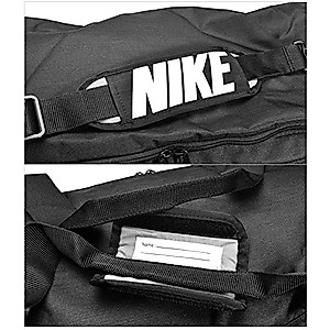 NIKE Brasilia Training Duffel Bag, Midnight Navy/Black/White, Medium