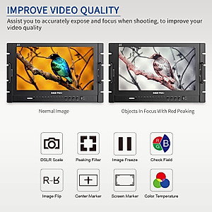 SEETEC P173-9HSD-RM 17.3" 7RU Rack Mount Broadcast LCD Monitor Full HD 3G-SDI/HDMI with 1920×1080 3G-SDI HDMI AV YPbPr