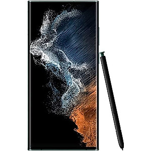 SAMSUNG Galaxy S22 Ultra 5G Dual-SIM, Factory Unlocked for All Carriers, 512GB RAM 8K Camera & Video, S Pen, Long Battery Life, 45W Super-Fast Charging - Green