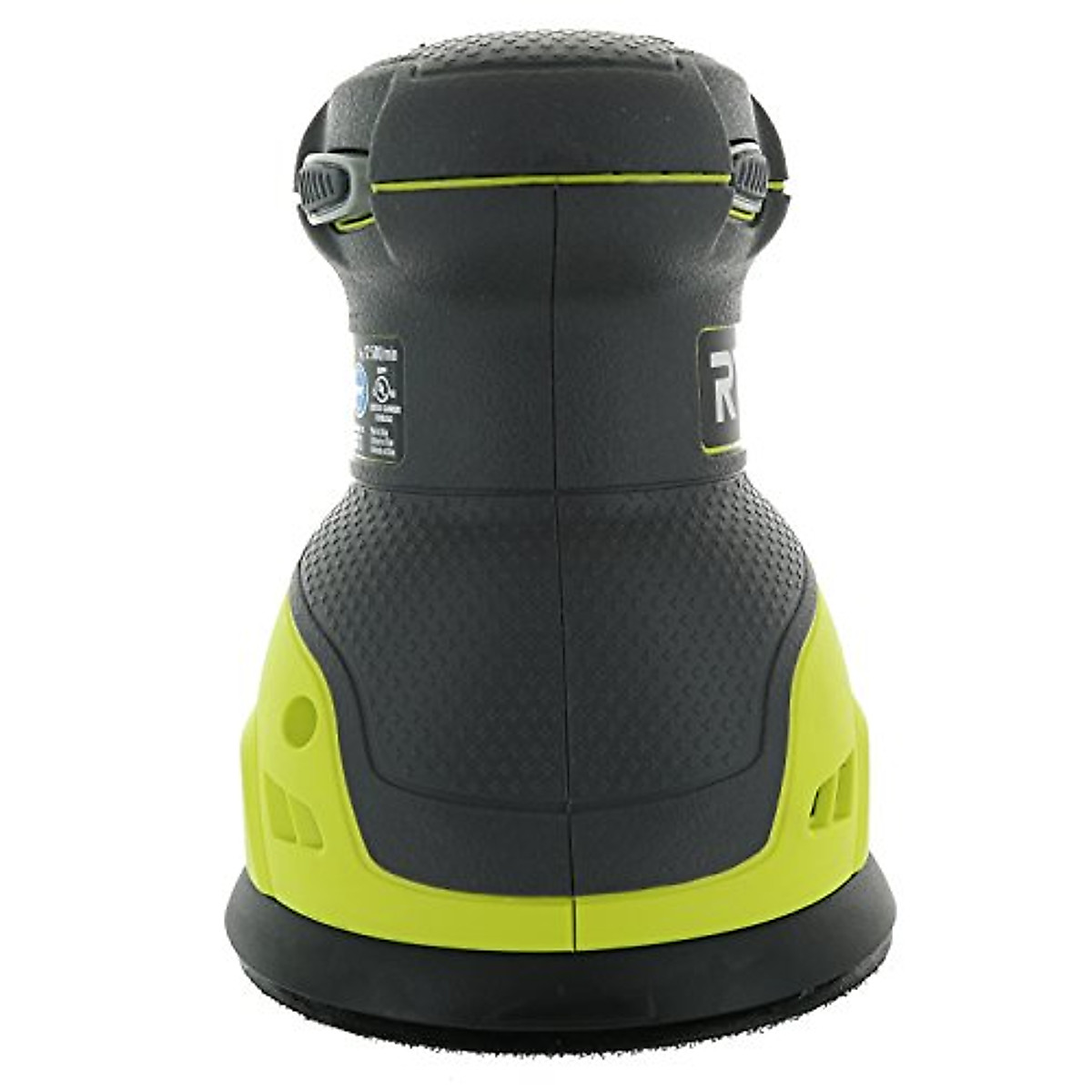 Ryobi RS290G 2.6 Amp 12,500 OPM Single Speed 5 Inch Hook and Loop Corded Random Orbit Sander w/ 3 Pads and Dust Bag