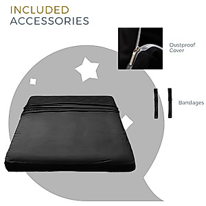 MAXYOYO 6" Extra Thick Futon Floor Mattress, Full Size Diamond Pattern Tatami Pad for Adults, Japanese Roll Up Guest Bed, Black