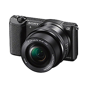 Sony a5100 16-50mm Mirrorless Digital Camera with 3-Inch Flip Up LCD (Black) (Renewed)